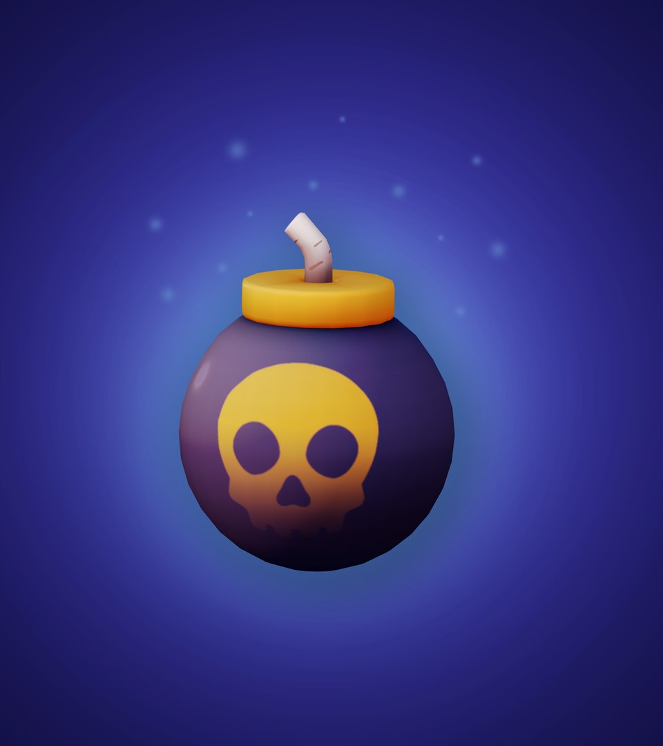 3D Stylized Bomb Assets - TurboSquid 2316580