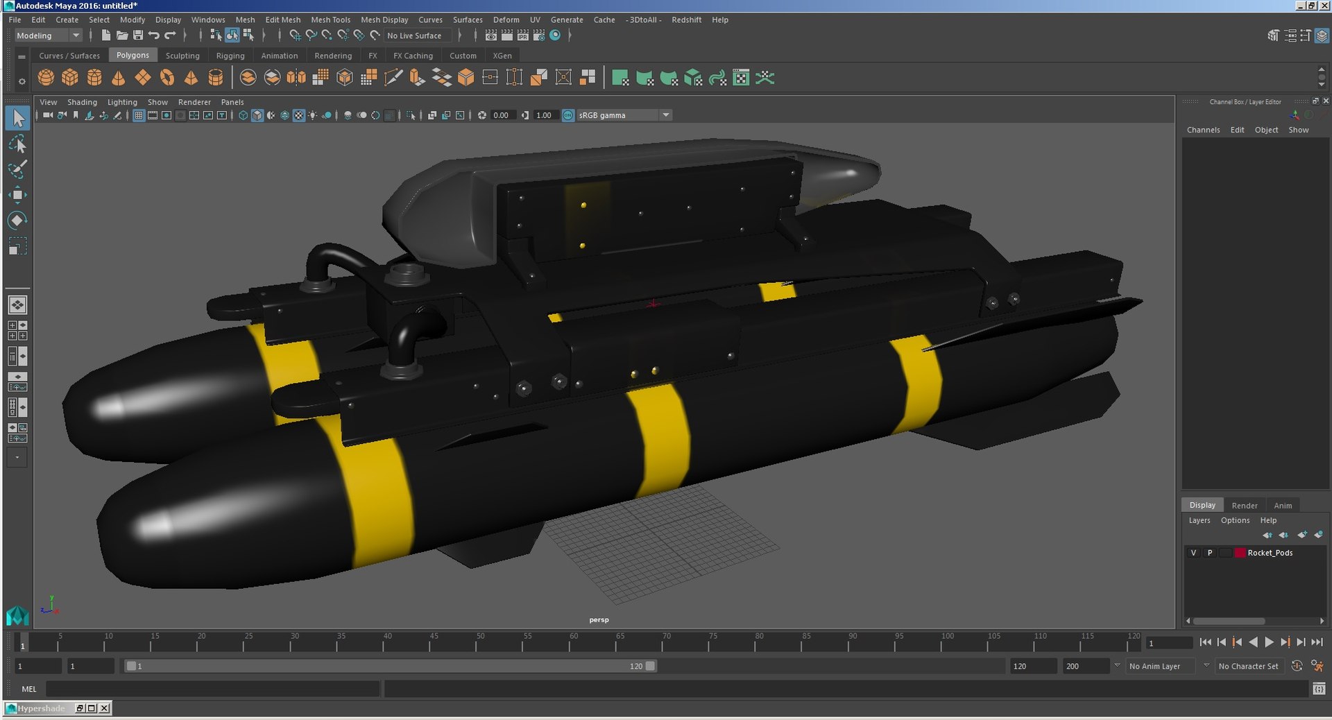 Rocket Pods 3D Model - TurboSquid 1624488