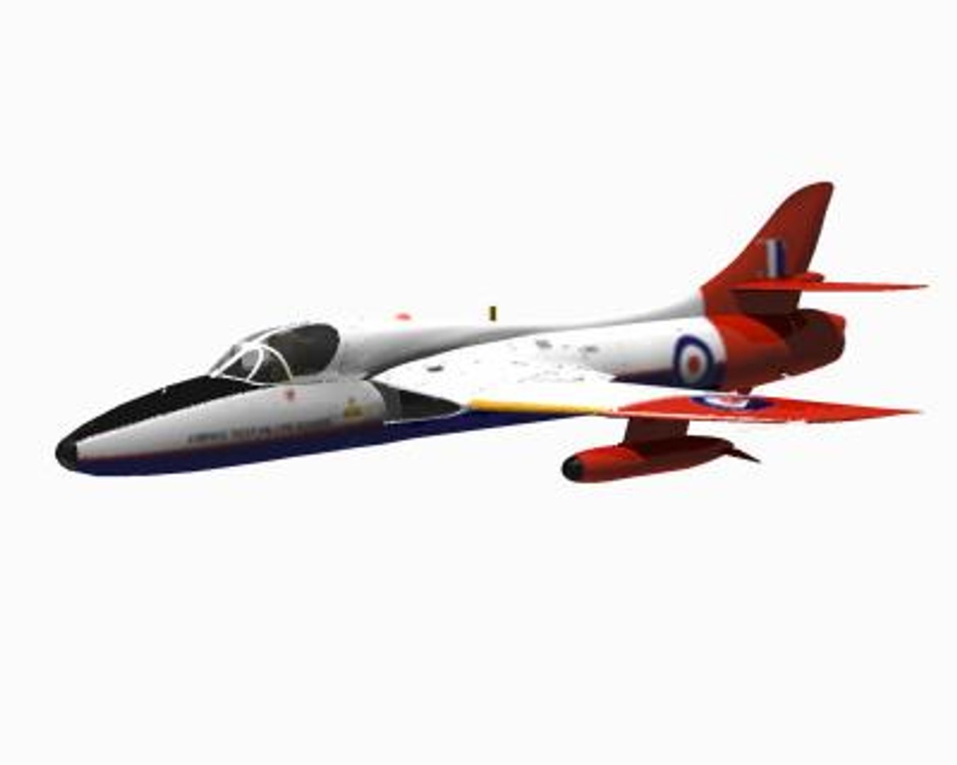Hawker Hunter Jet Fighters 3d Lwo