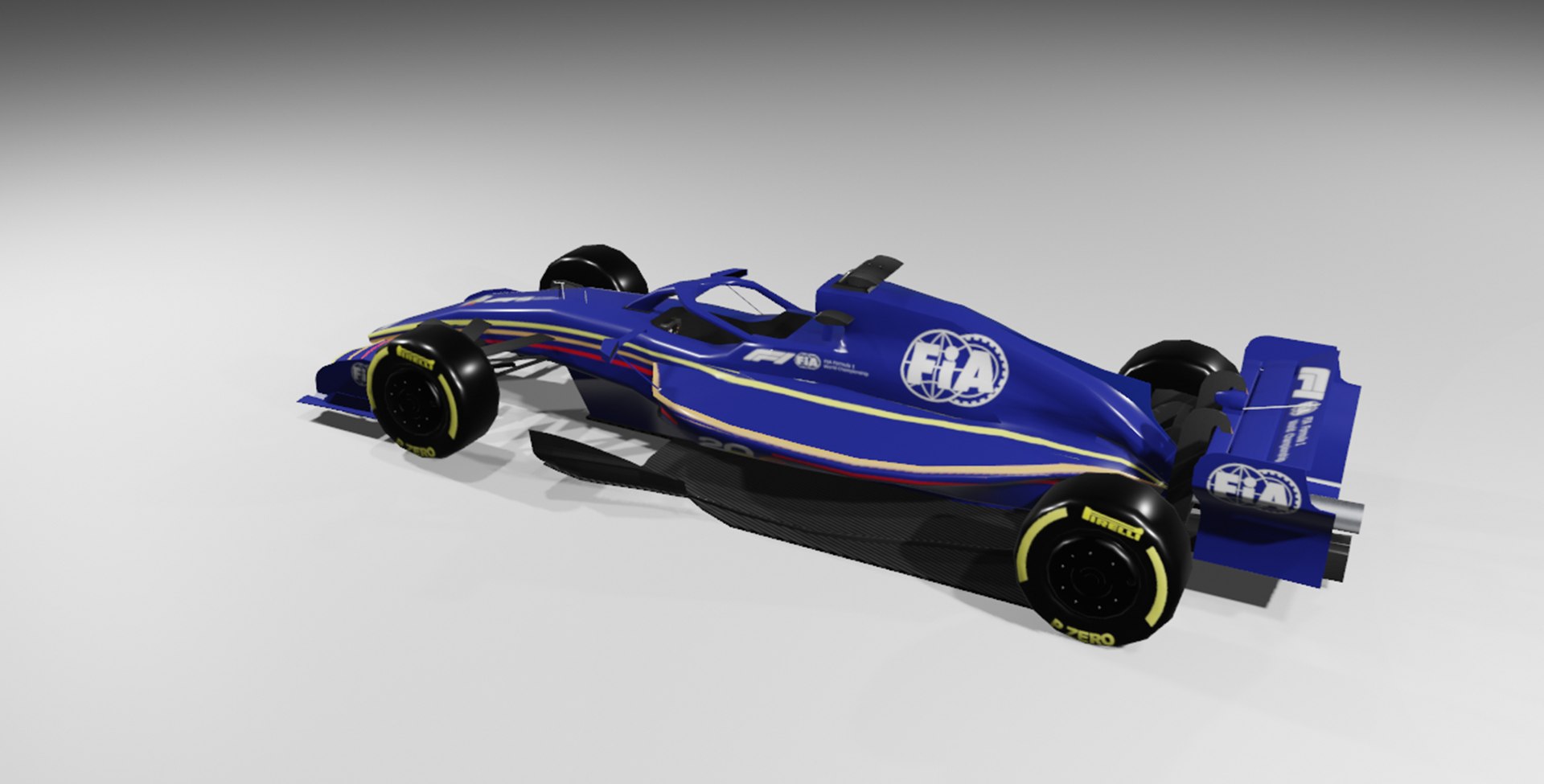 FIA Formula 1 2026 Regulation Lowpoly Car Model - TurboSquid 2255361