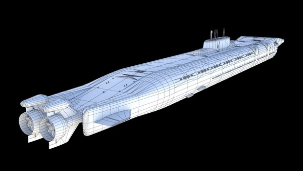 modelo 3d Submarino de transporte anfibio Proyecto 717 - TurboSquid 2186833