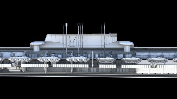 modelo 3d Submarino de transporte anfibio Proyecto 717 - TurboSquid 2186833