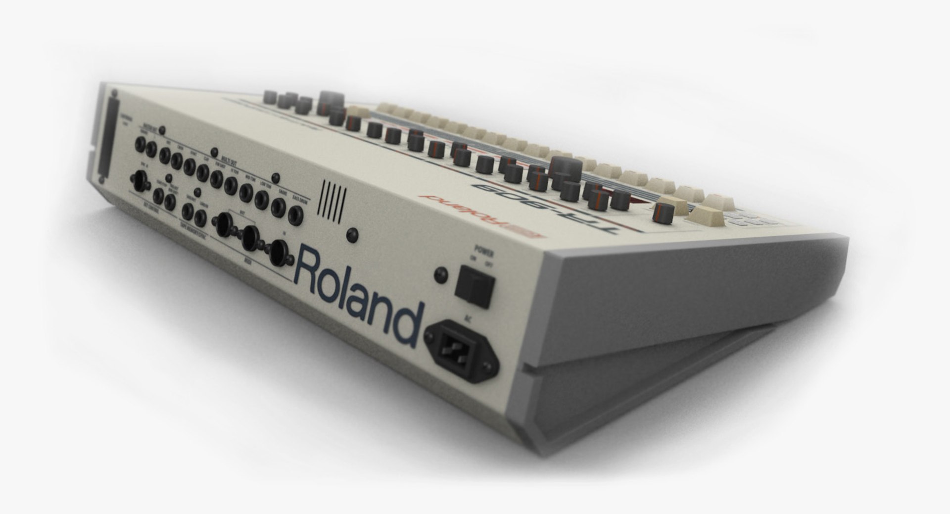 3d Roland Tr-909 Model