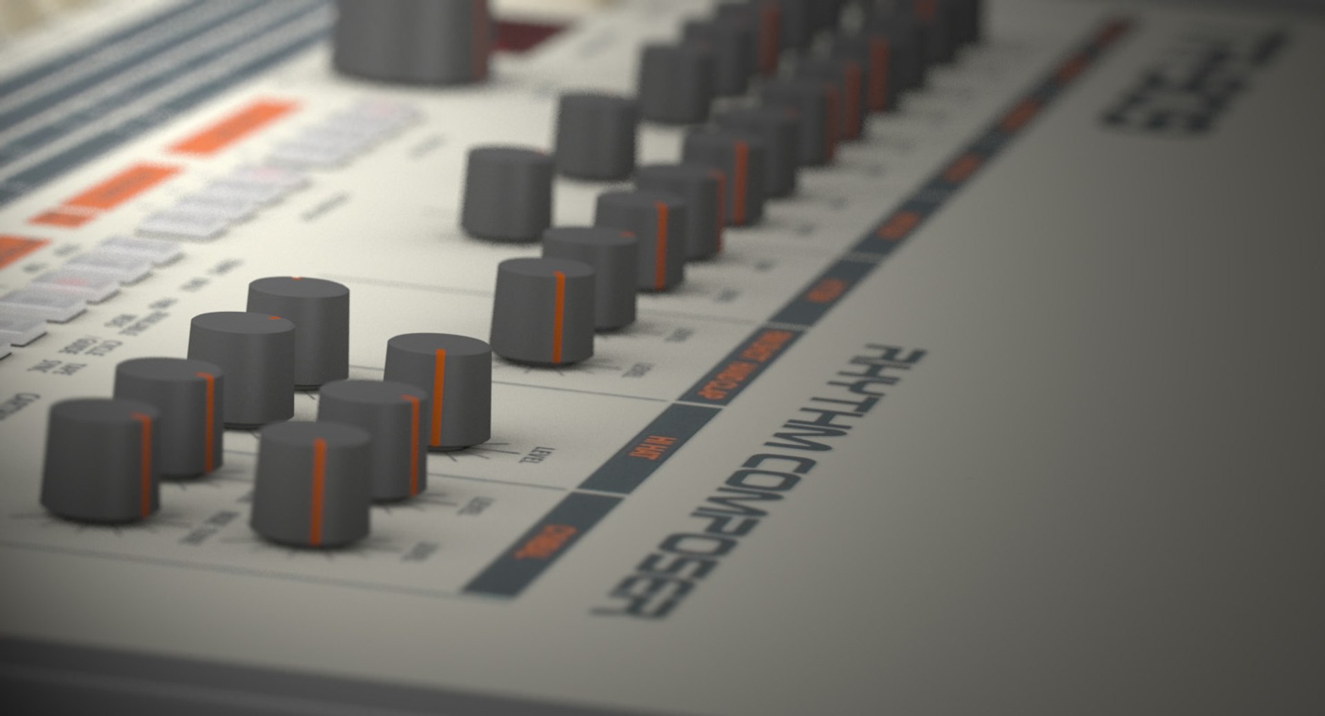 3d Roland Tr-909 Model