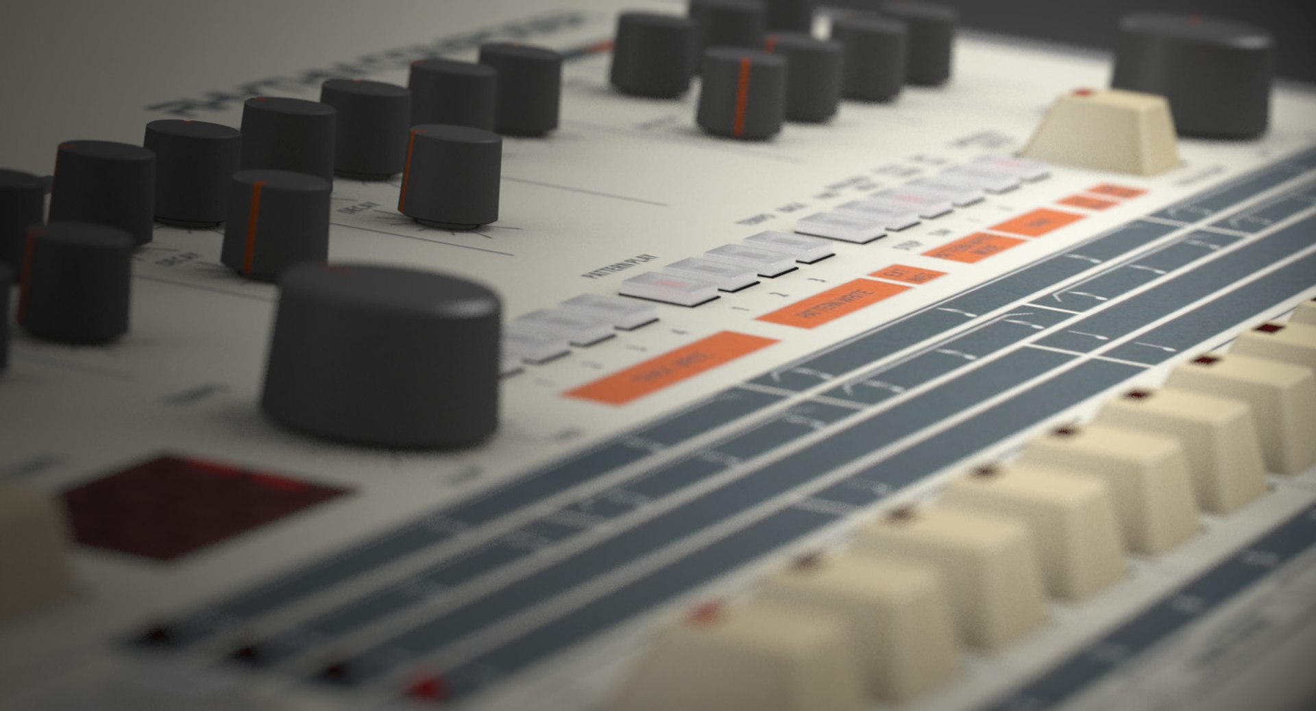 3d Roland Tr-909 Model