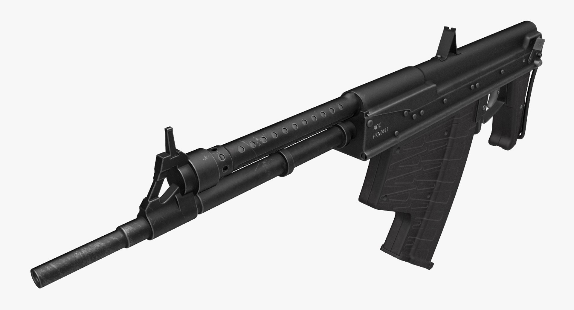 3d Model Underwater Rifle Aps