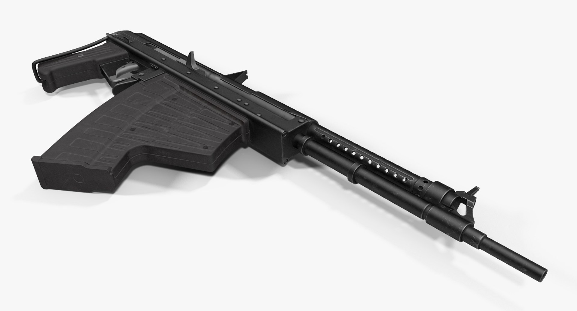 3d model underwater rifle aps
