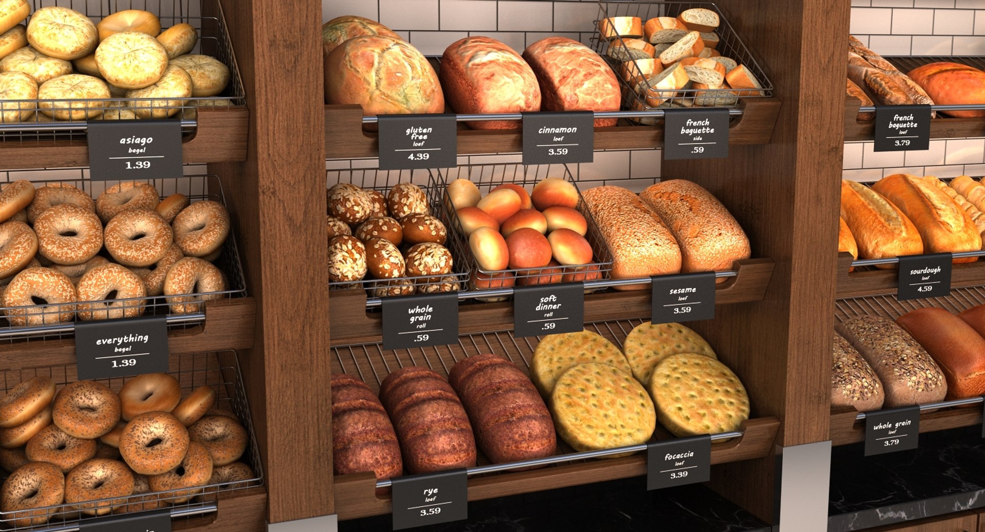 Max Cafe Bread Wall