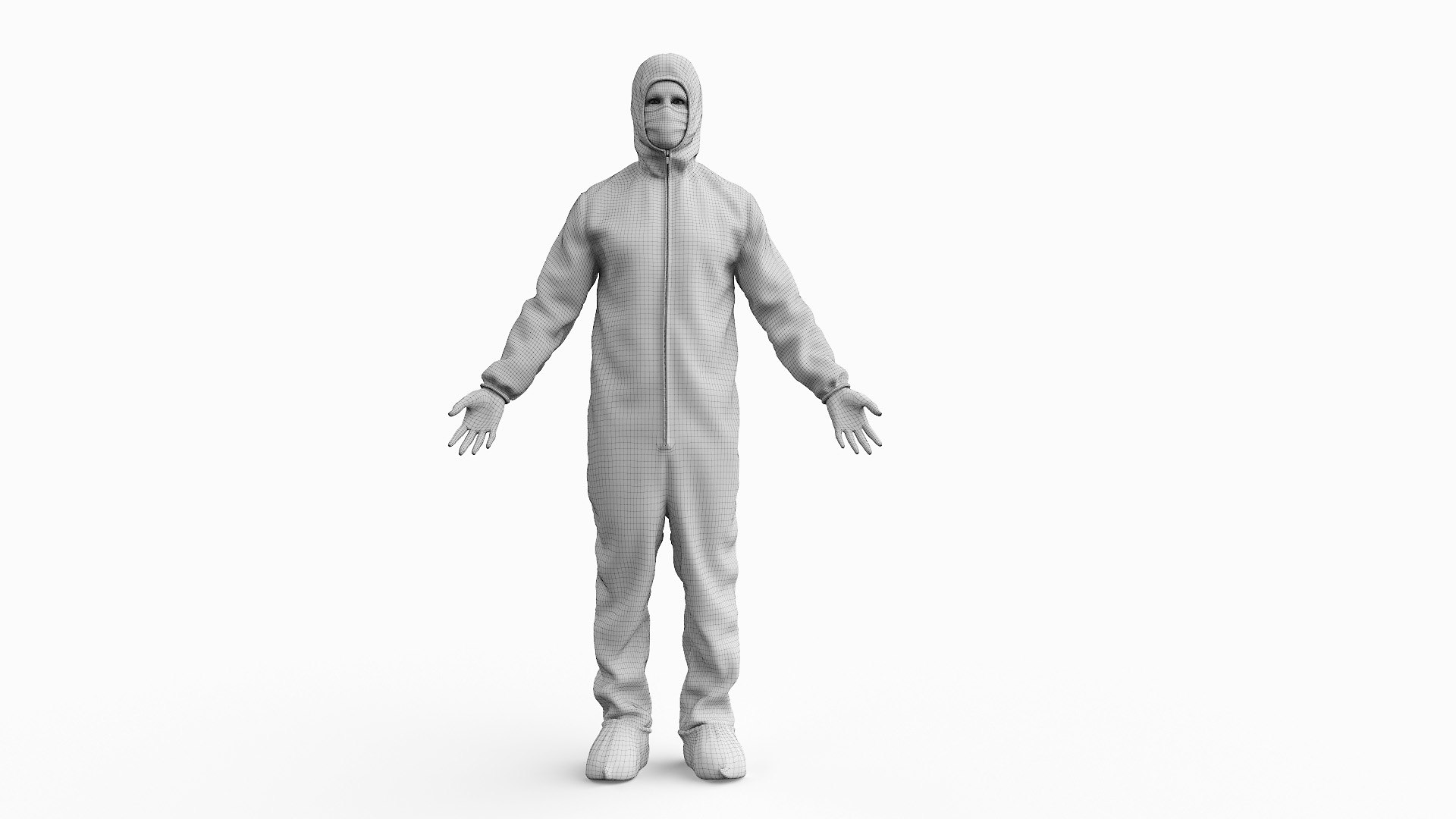 Male Full Protection Model - TurboSquid 1950252