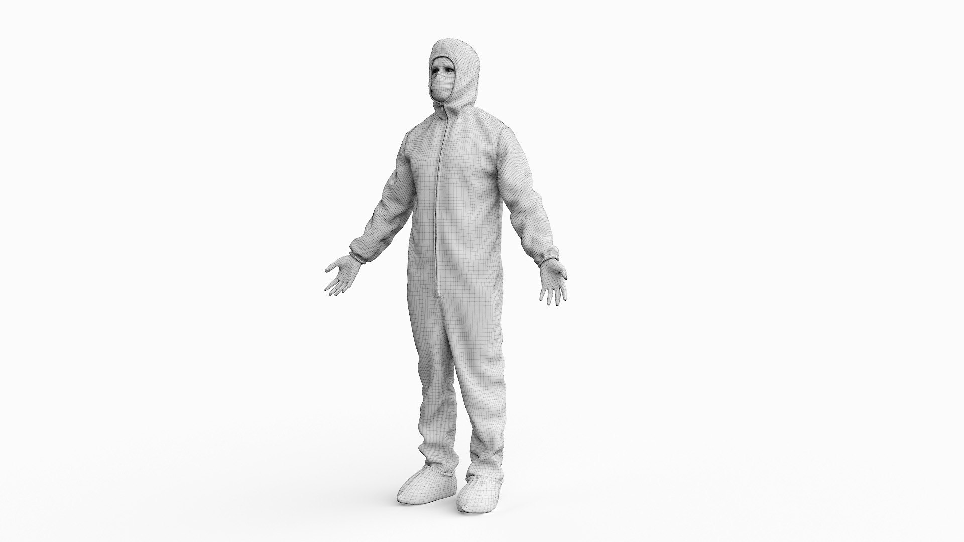 Male Full Protection Model - TurboSquid 1950252