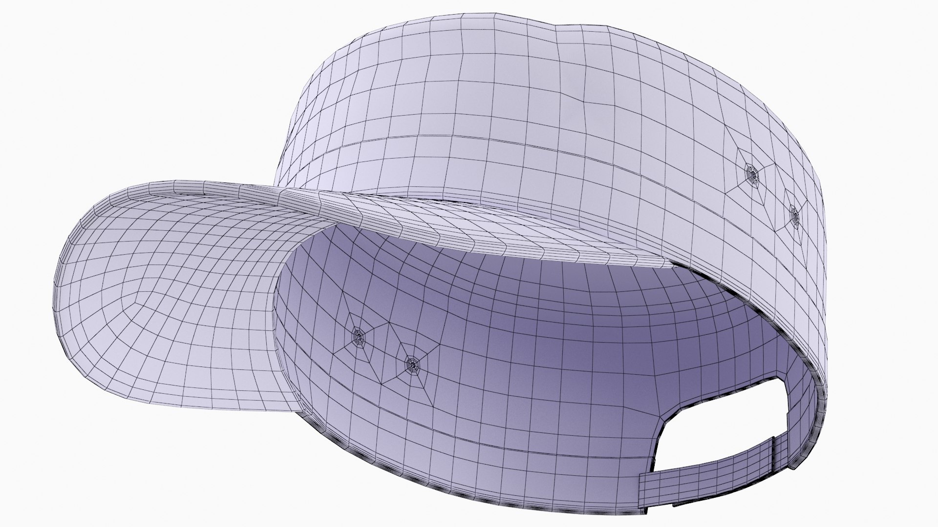 Digital Camo Military Cap 3D Model - TurboSquid 2342183