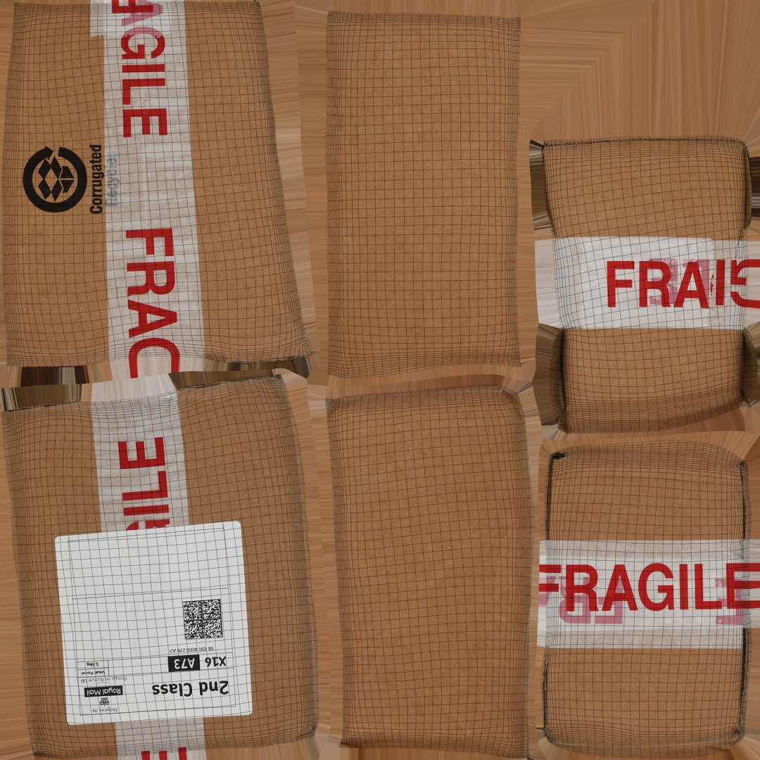 3D Parcel 06 - TurboSquid 1725263