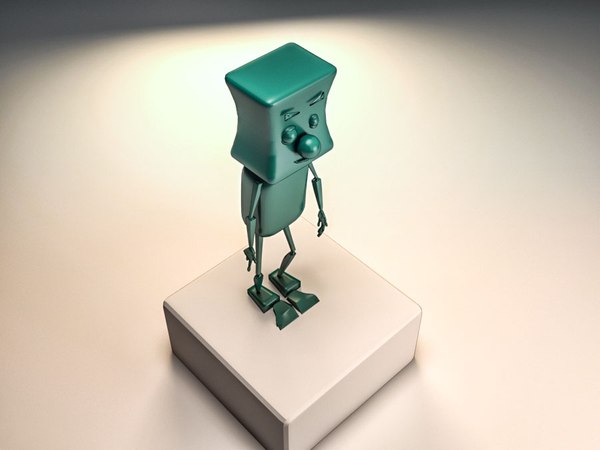 Toon robot model - TurboSquid 1398038