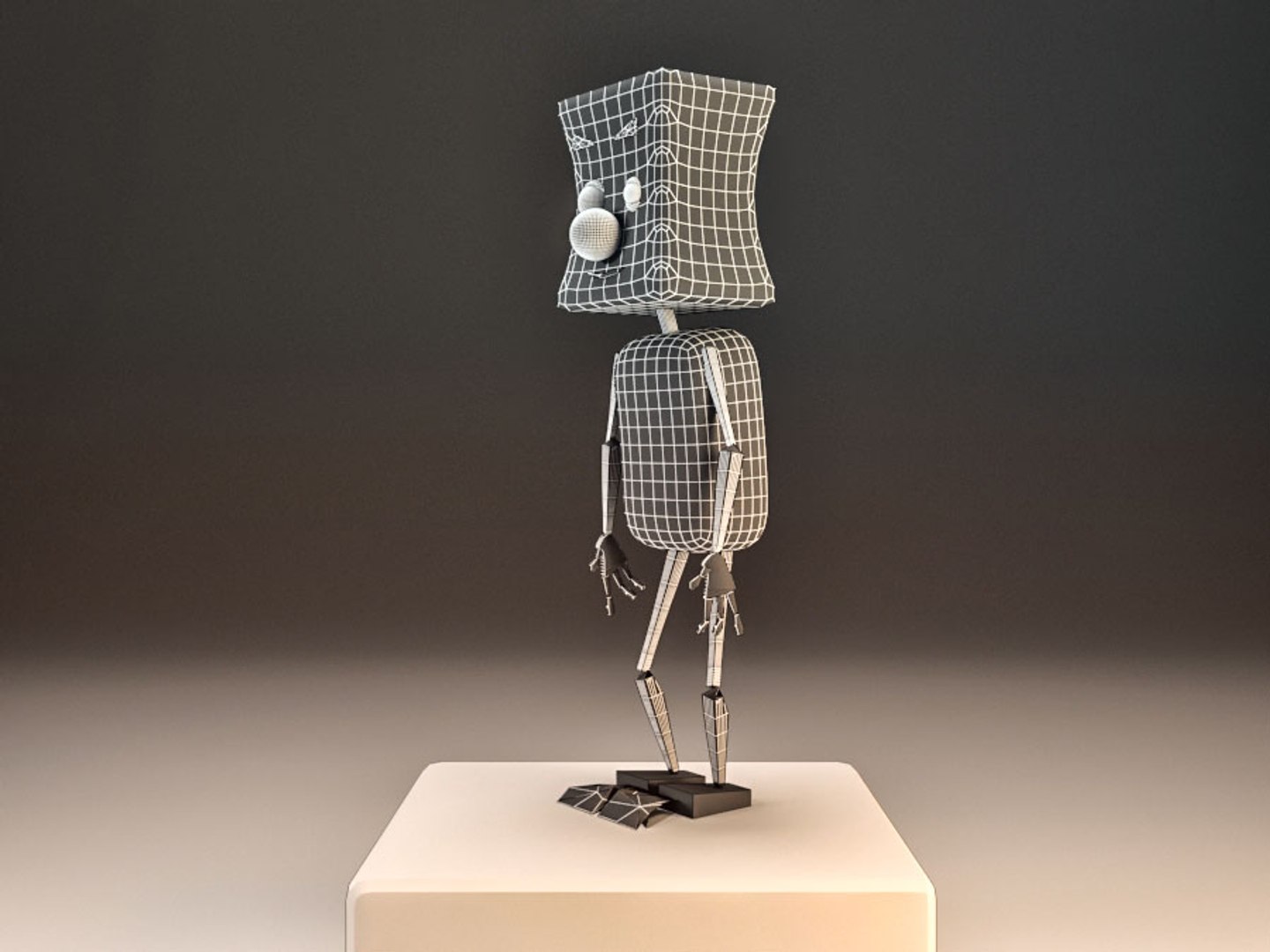 Toon Robot Model - TurboSquid 1398038