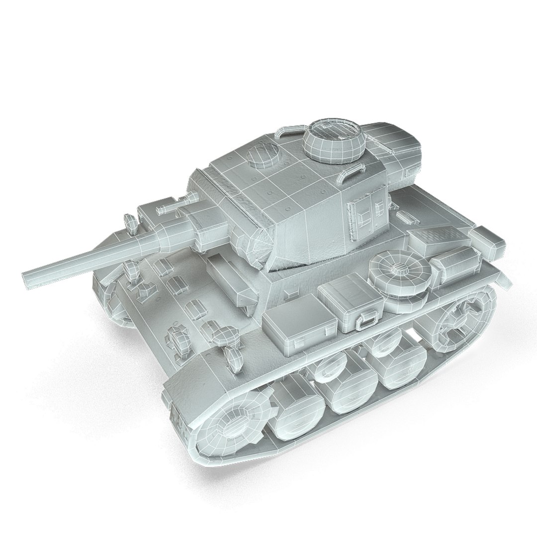 Cartoon Panzer Iii 3D Model - TurboSquid 1215255
