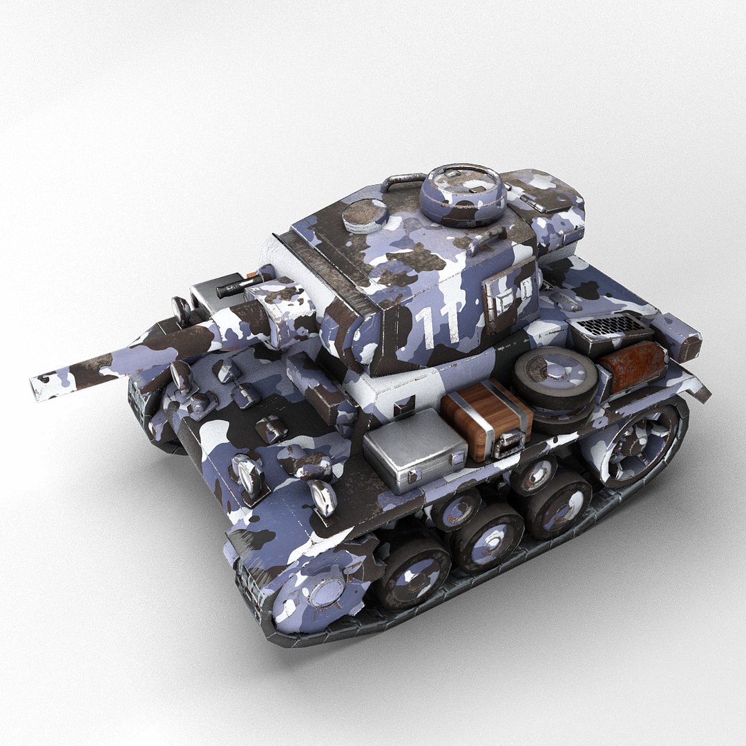 Cartoon Panzer Iii 3D Model - TurboSquid 1215255