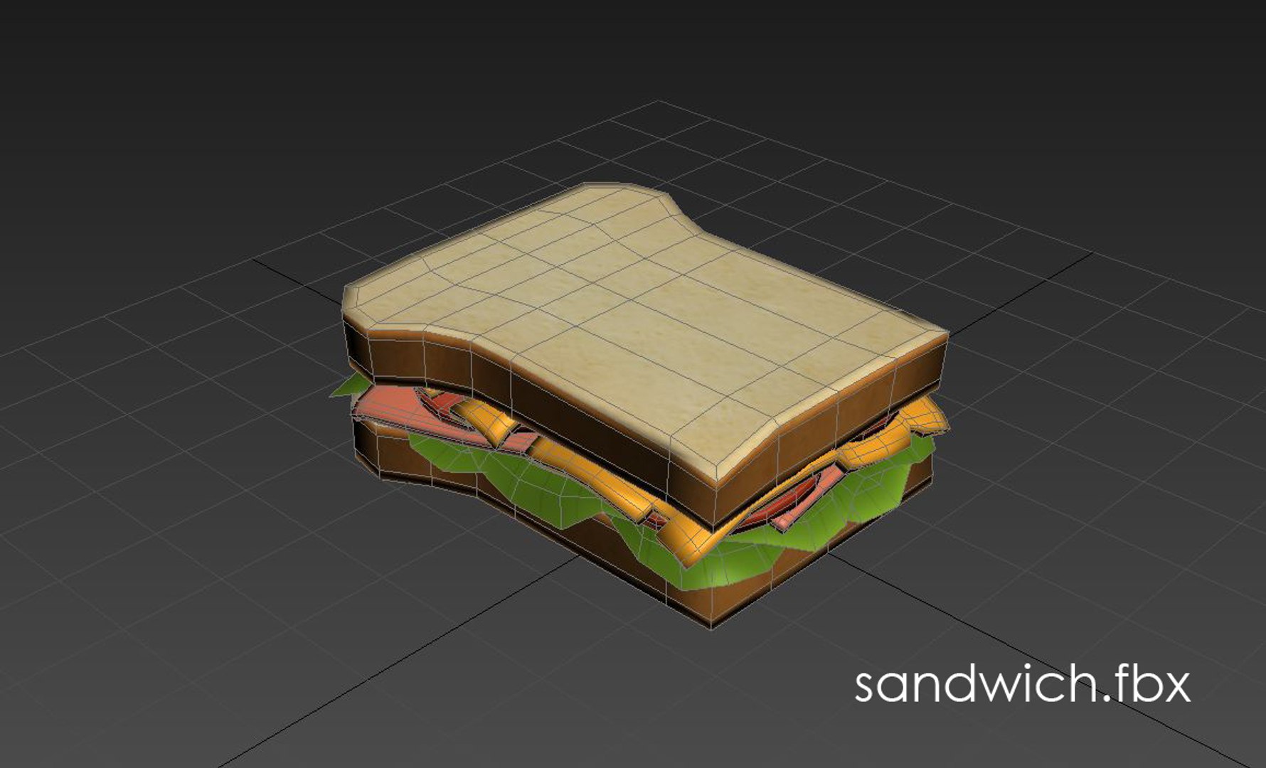 3D Food Sandwich - TurboSquid 1281740