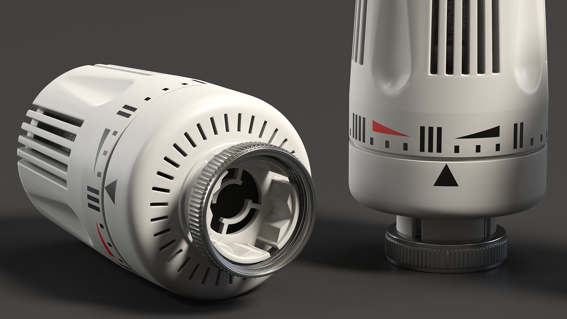 Thermostatic Radiator Valve-Head 3D Model - TurboSquid 1987634