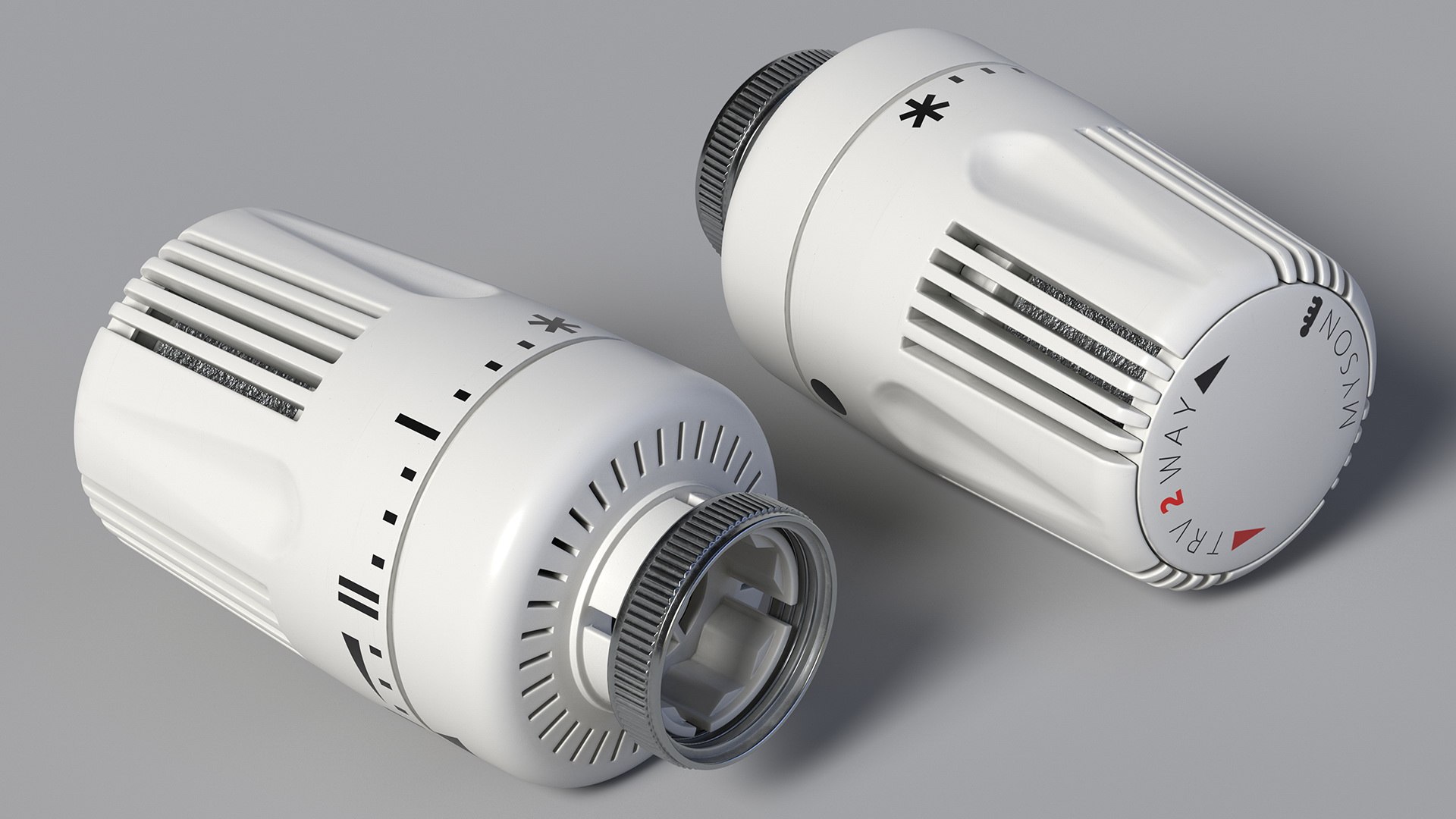 Thermostatic Radiator Valve-Head 3D Model - TurboSquid 1987634