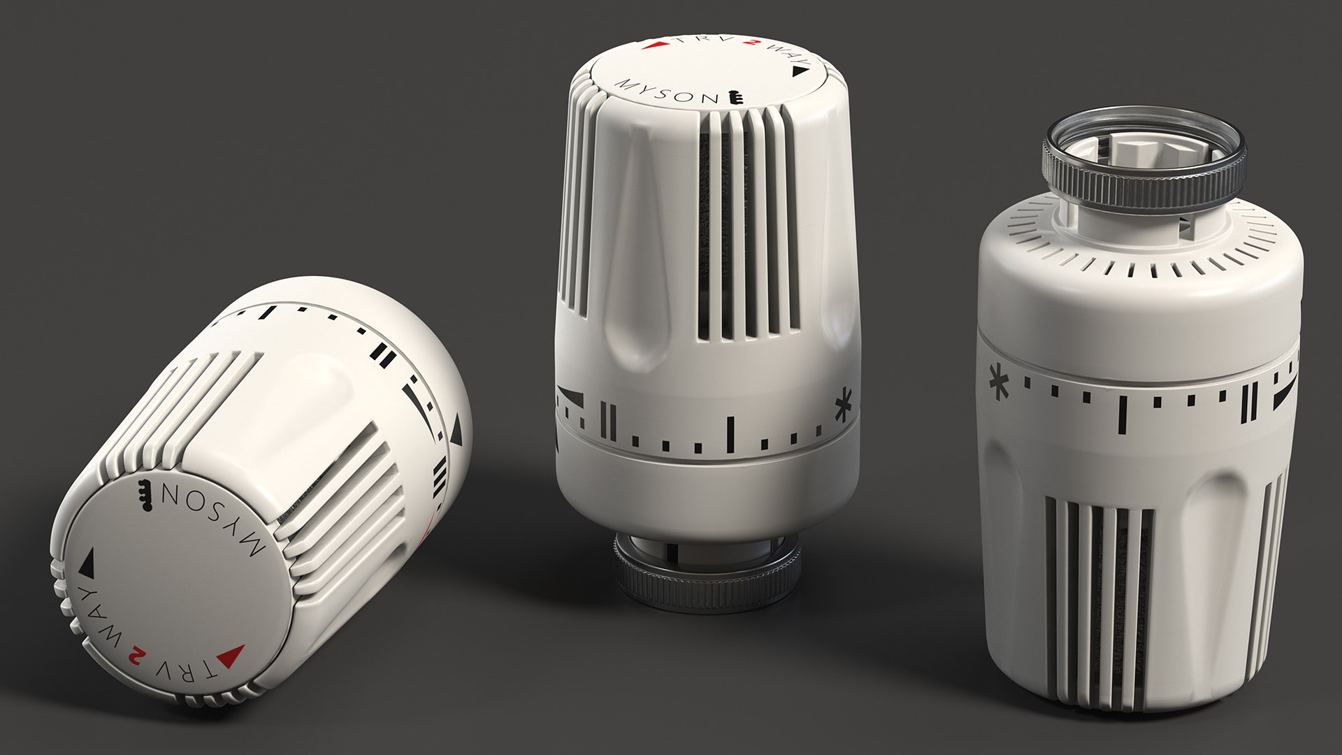 Thermostatic Radiator Valve-Head 3D Model - TurboSquid 1987634
