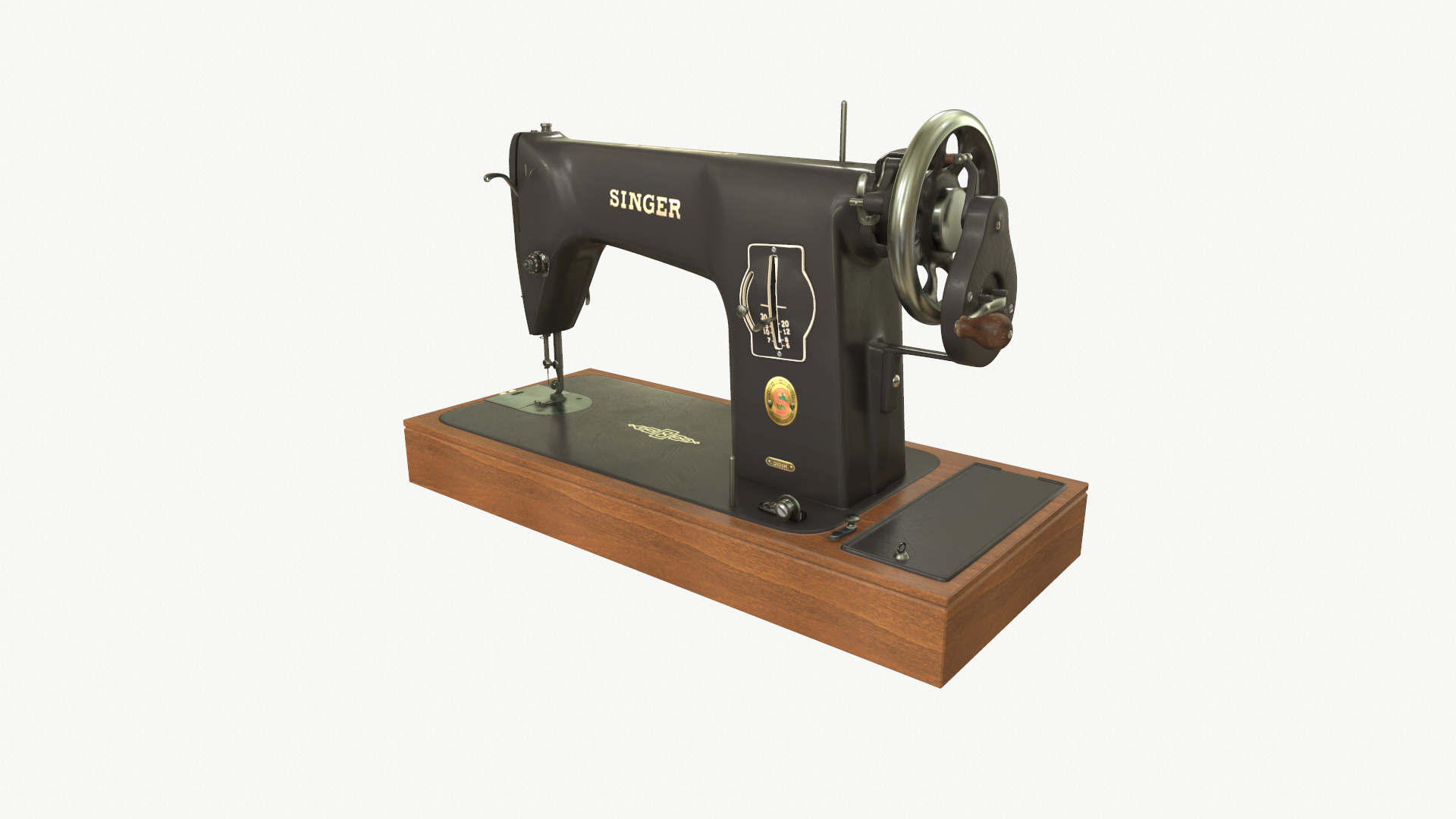3D Sewing Machine Singer 201 Model - TurboSquid 2354915