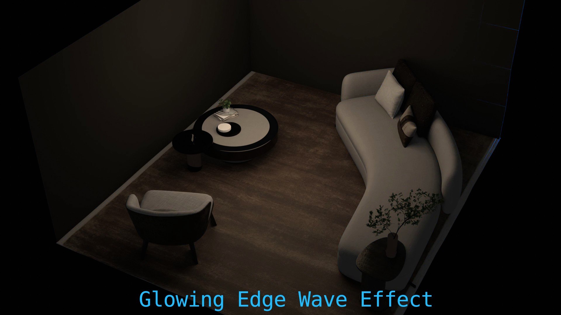 3D Model Glowing Edge Wave Effect - TurboSquid 2129213