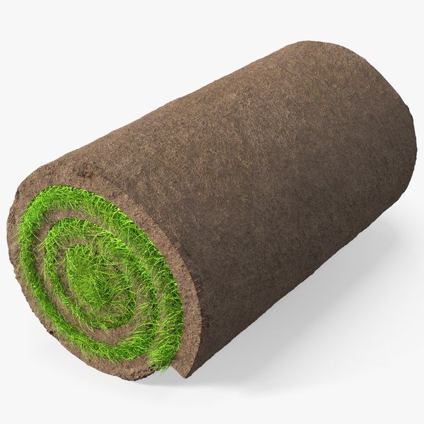3D model Lawn Turf Roll Folded Fur - TurboSquid 1882217