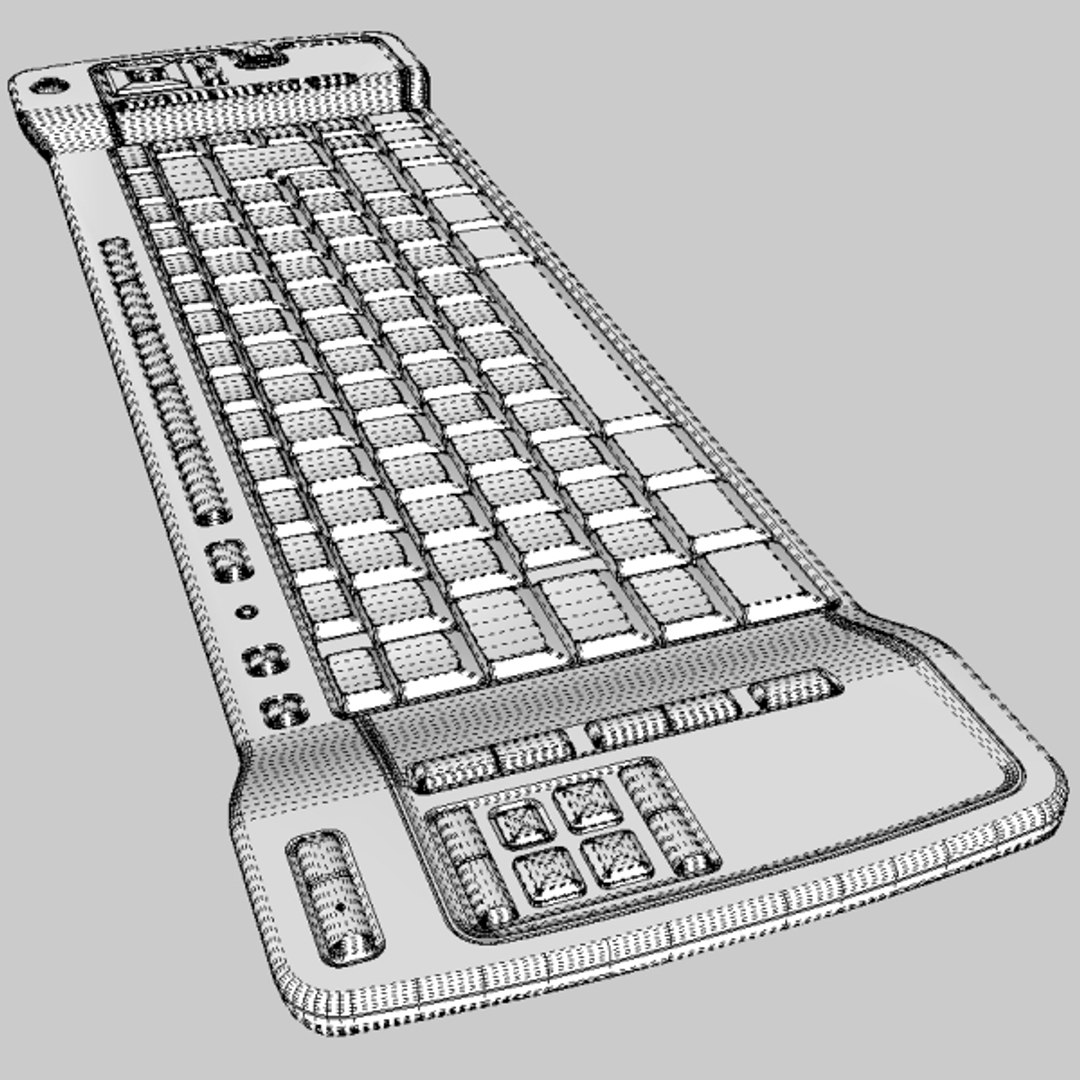 3d model media center keyboard