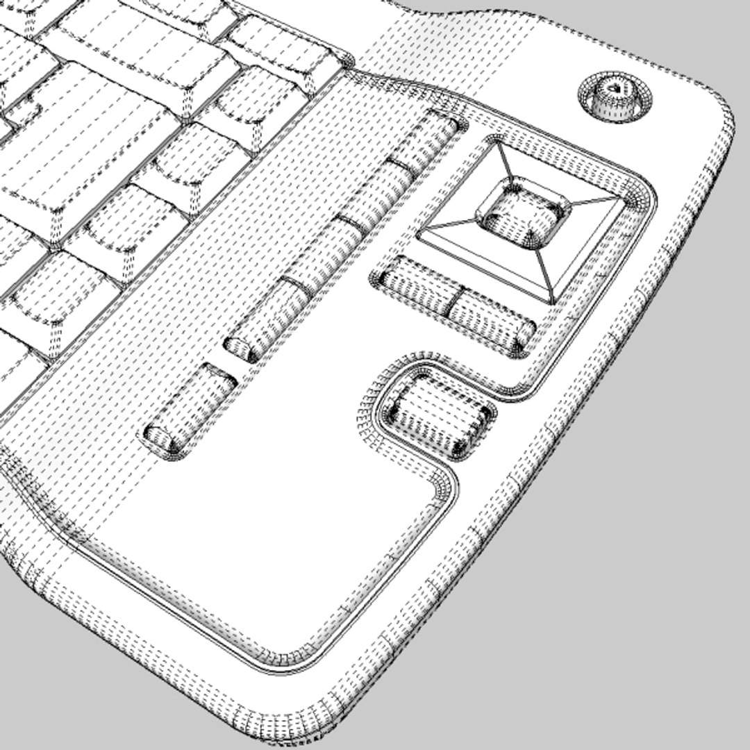 3d model media center keyboard