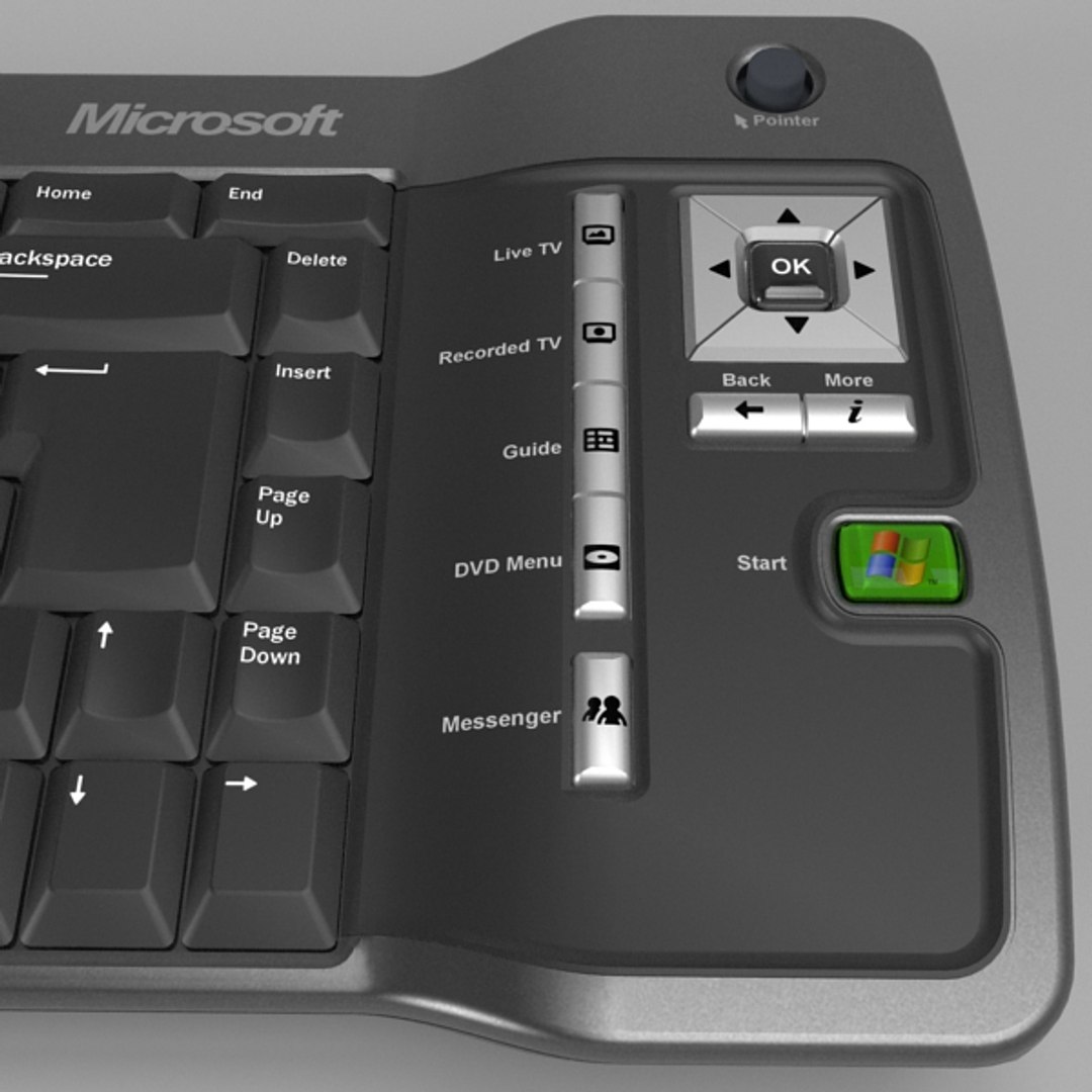 3d model media center keyboard