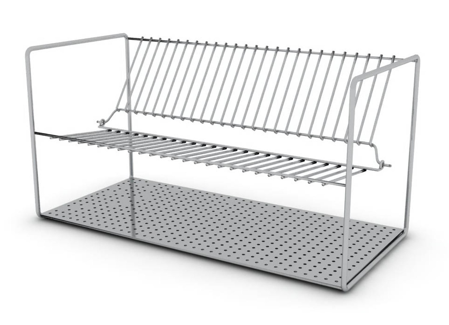 3d Kitchen Dishes Rack Model