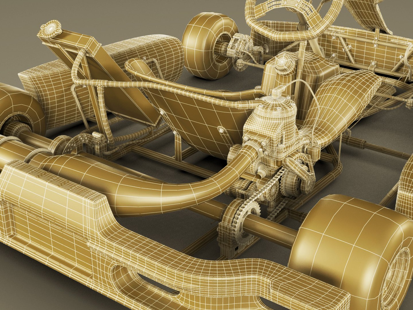 go-kart materials gokart 3ds