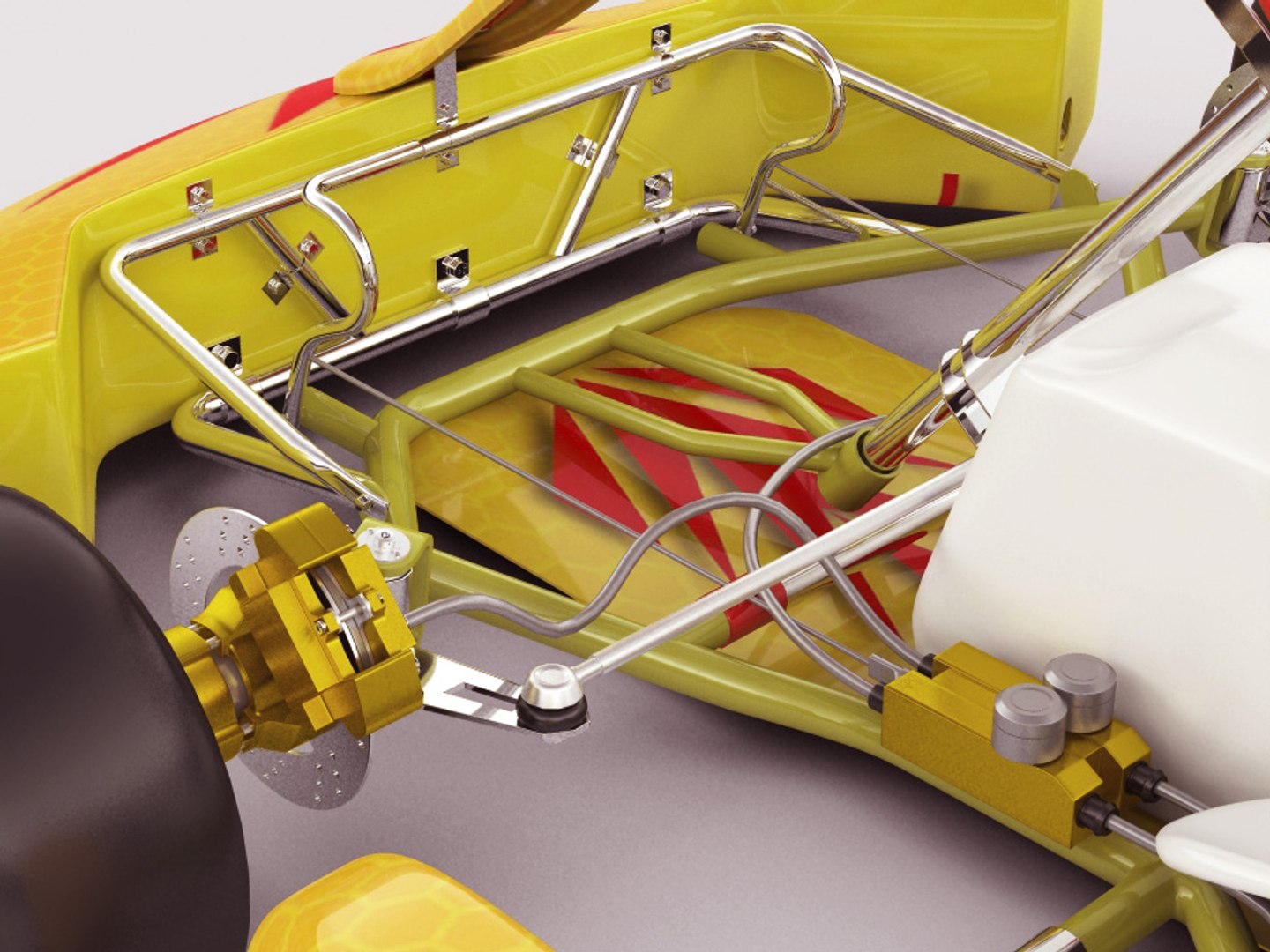 Go-kart Materials Gokart 3ds