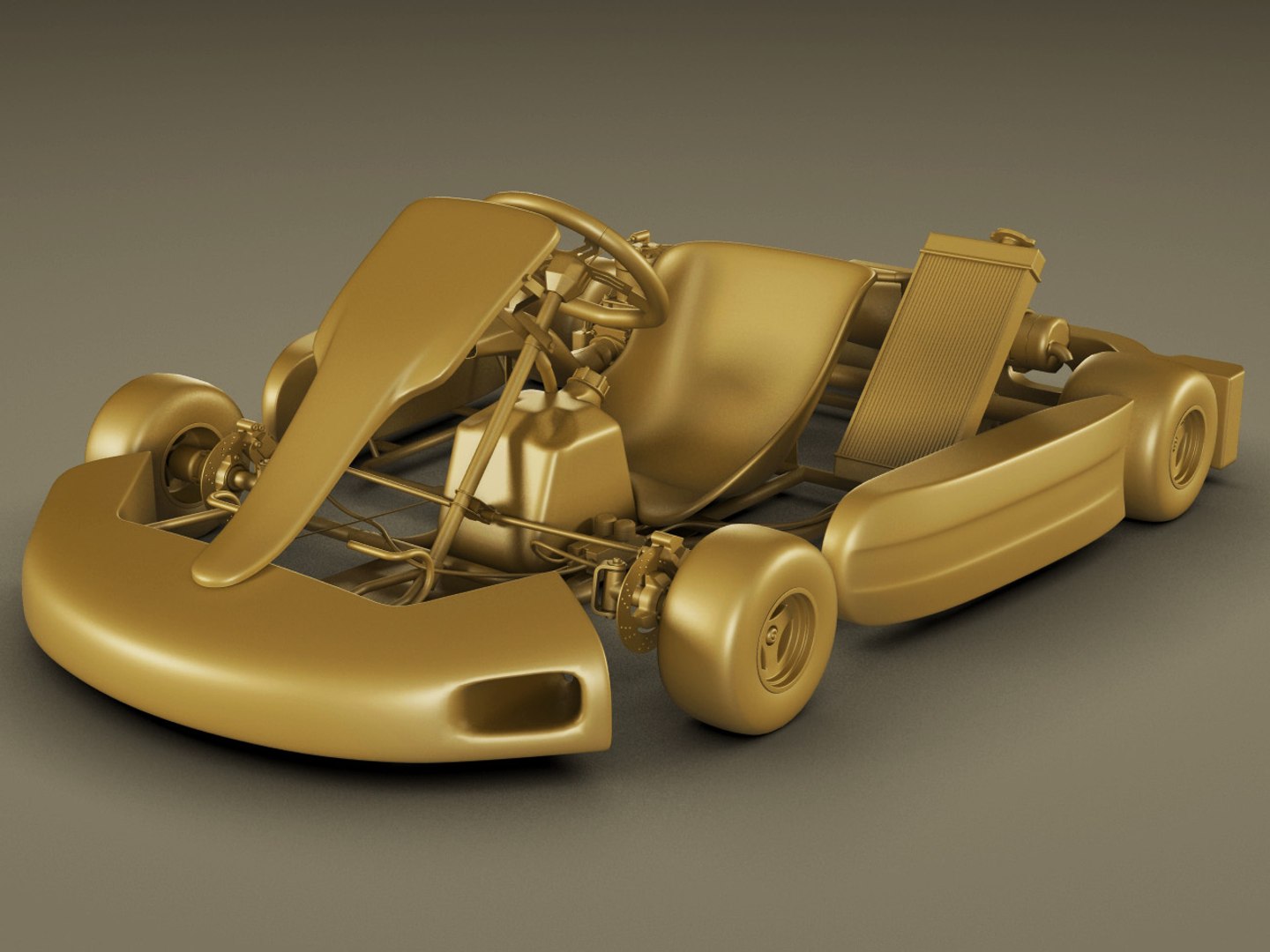 Go-kart Materials Gokart 3ds