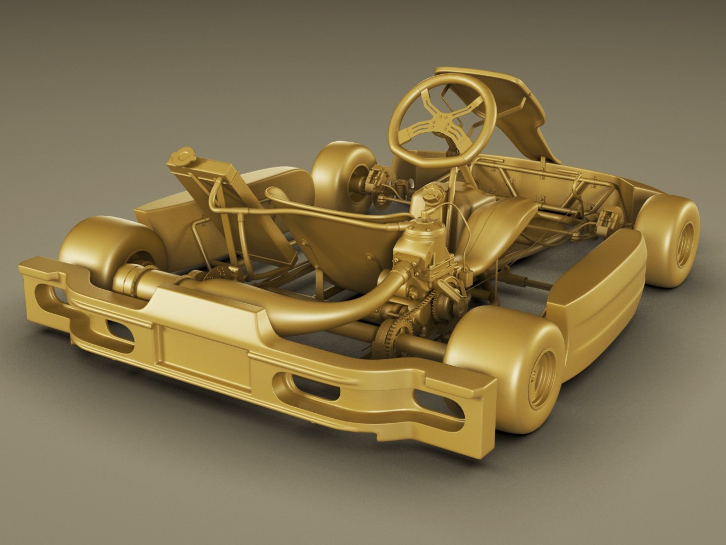 Go-kart Materials Gokart 3ds