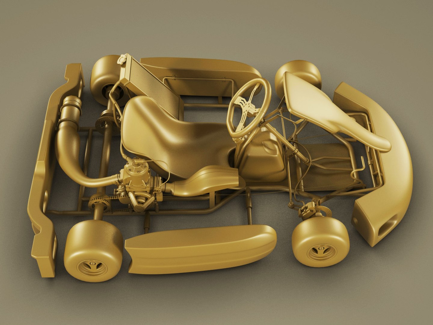 go-kart materials gokart 3ds