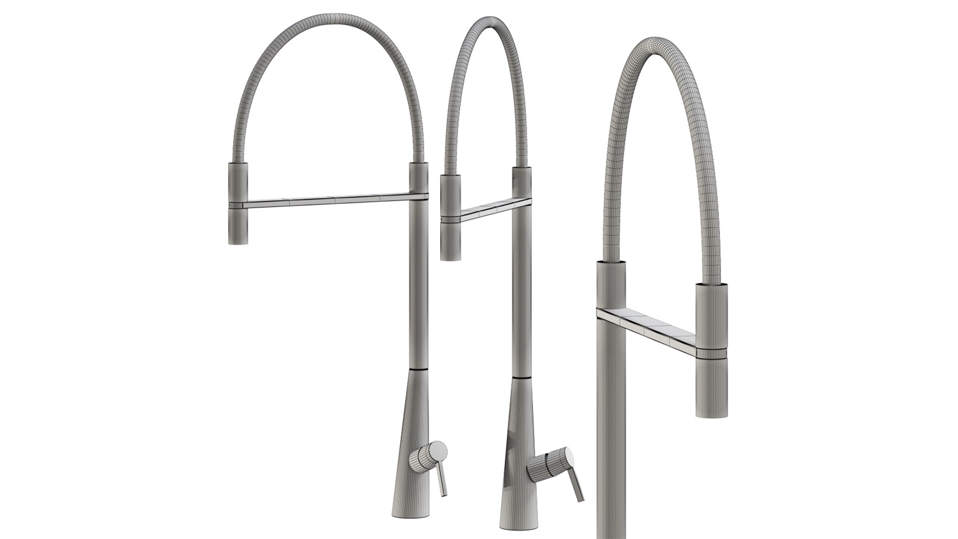 Volcano Kitchen Sink Mixer By Quadrodesign 3D - TurboSquid 1884138