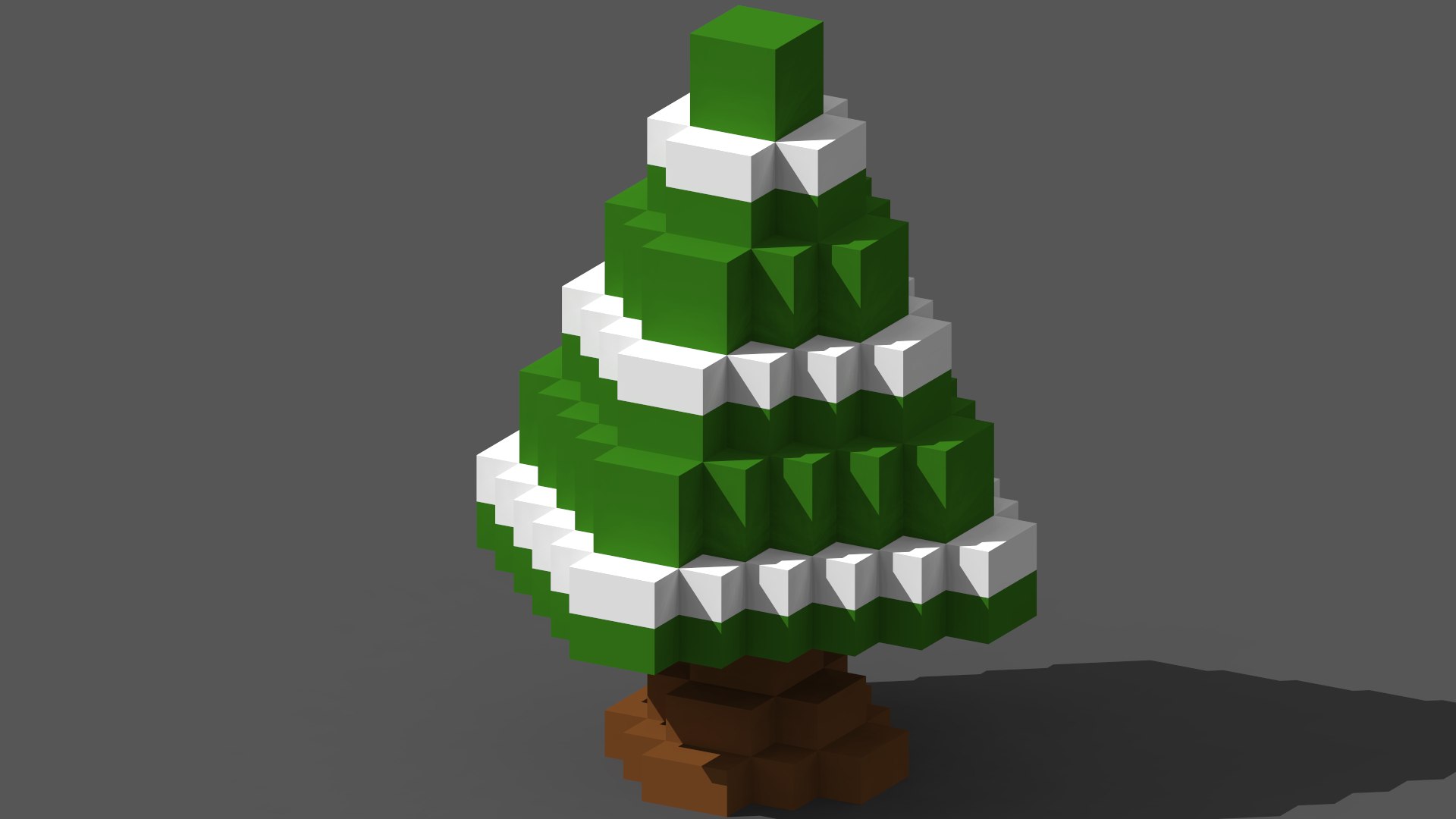 3D voxel tree - TurboSquid 1351189