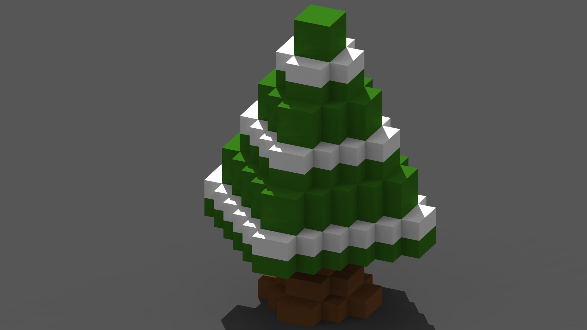 3D voxel tree - TurboSquid 1351189