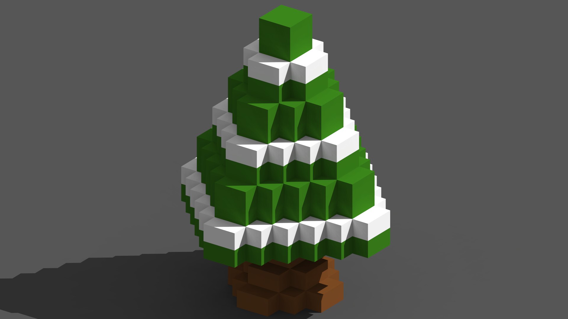 3D voxel tree - TurboSquid 1351189