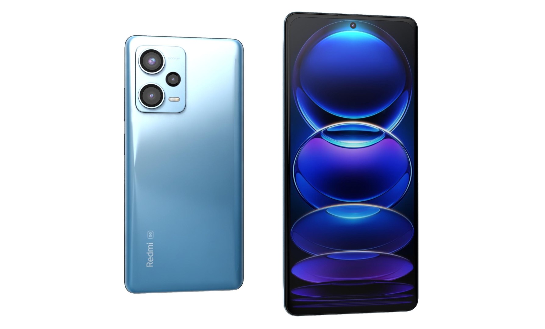 Xiaomi Redmi Note 12 Pro Plus Blue 3D model - TurboSquid 1990426