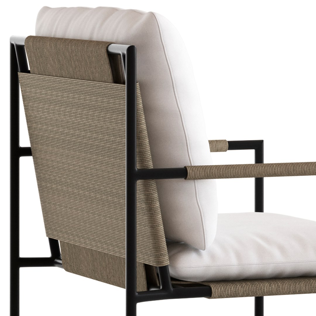 3D Coco Republic Malmo Chair model - TurboSquid 2166662