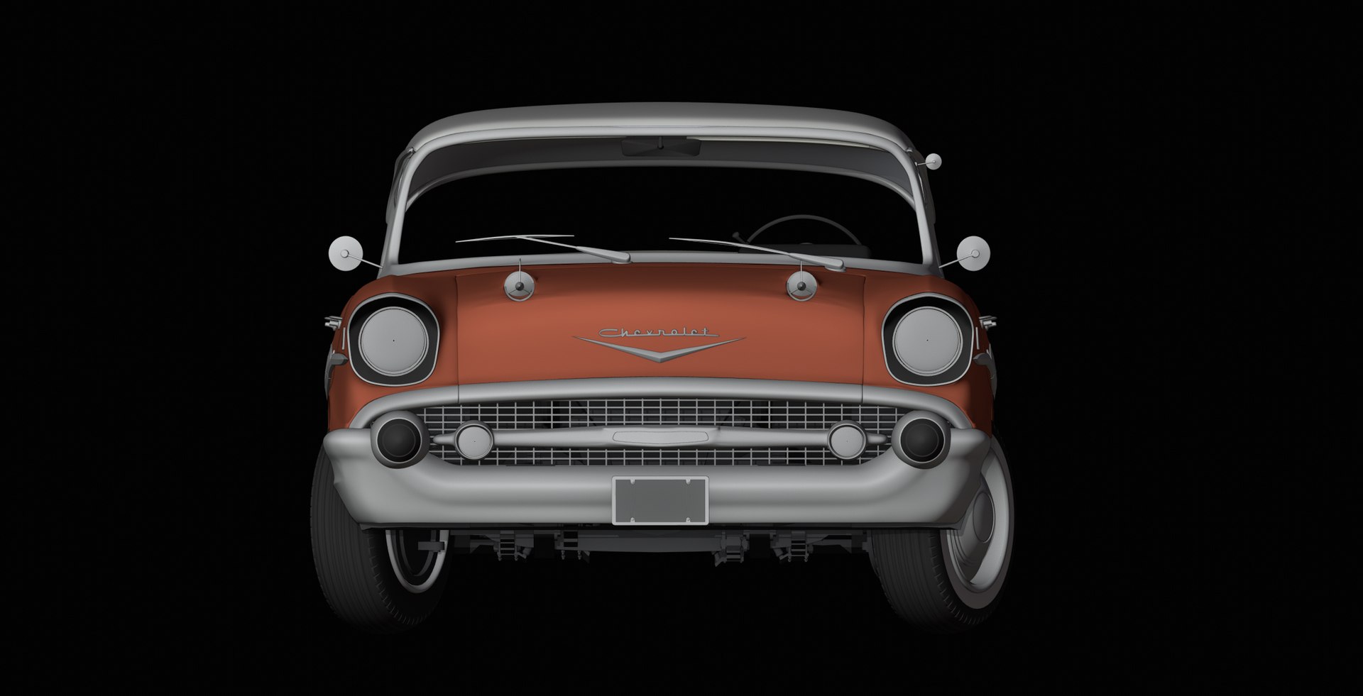 Chevrolet Bel Air 1957 3D Model - TurboSquid 1574966