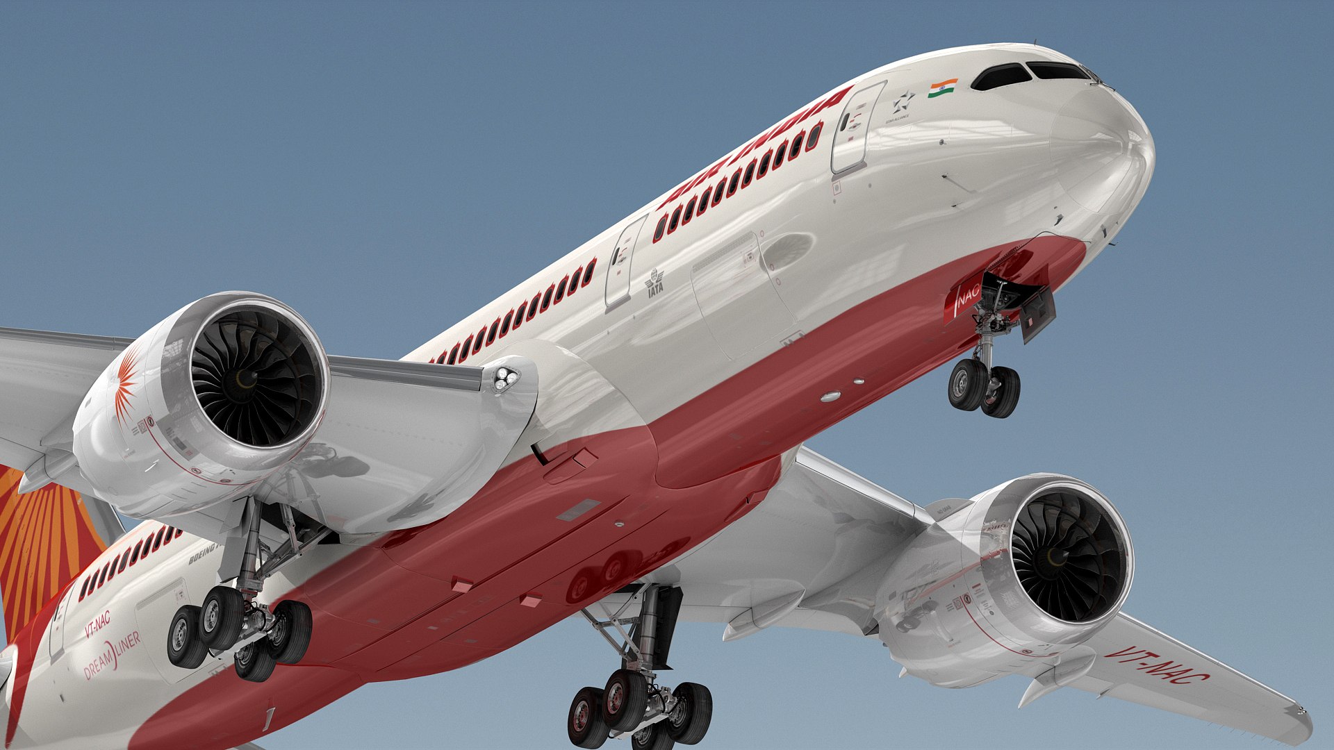 3D Boeing 787-8 Air India Model - TurboSquid 2002662