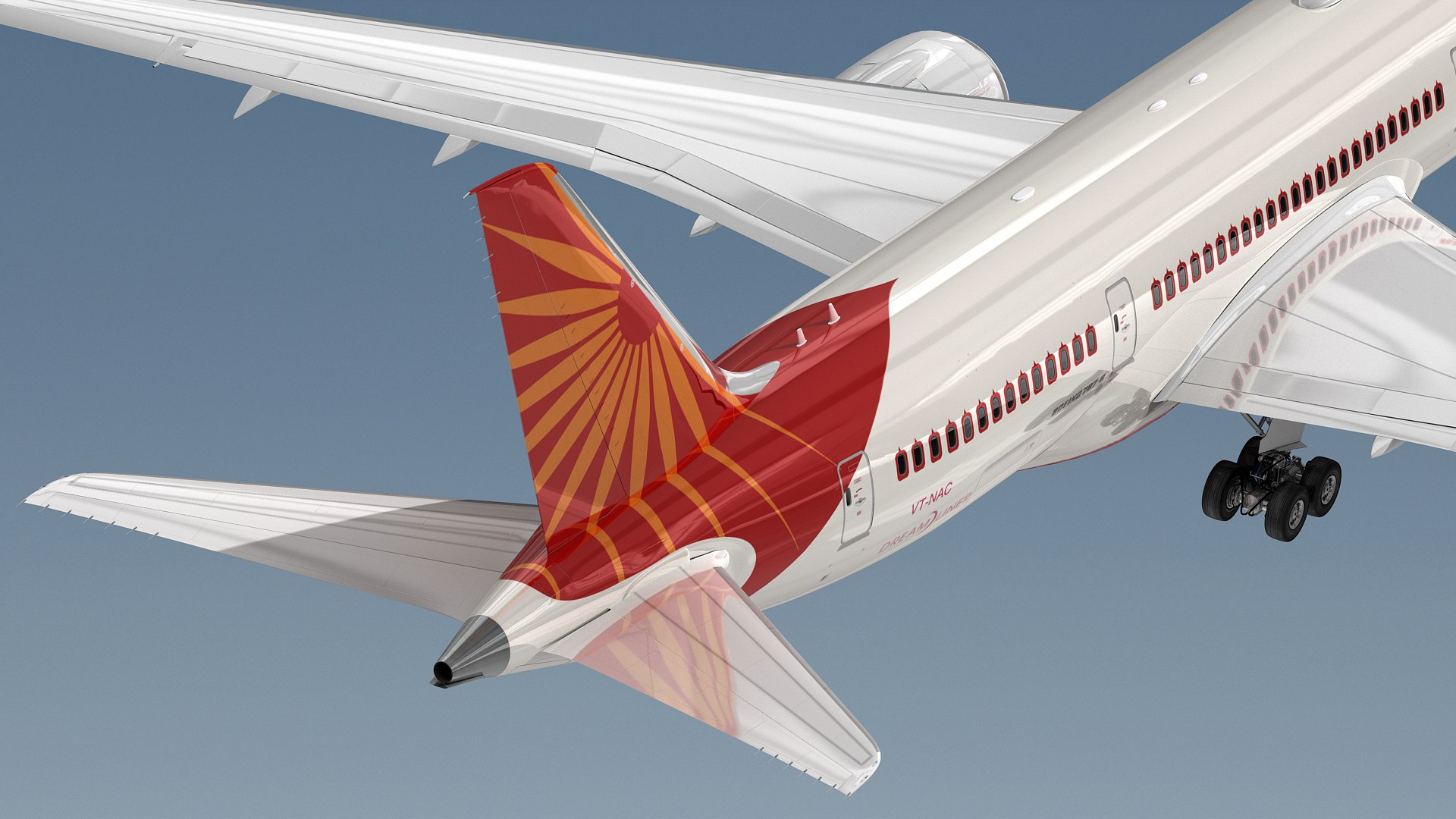 3D Boeing 787-8 Air India Model - TurboSquid 2002662