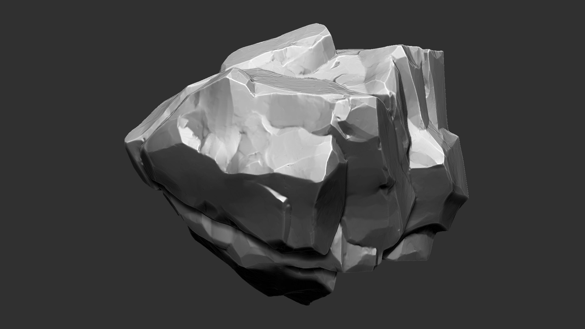 3D Mountain Rock Zbrush Sculpt 3D Model - TurboSquid 2060889