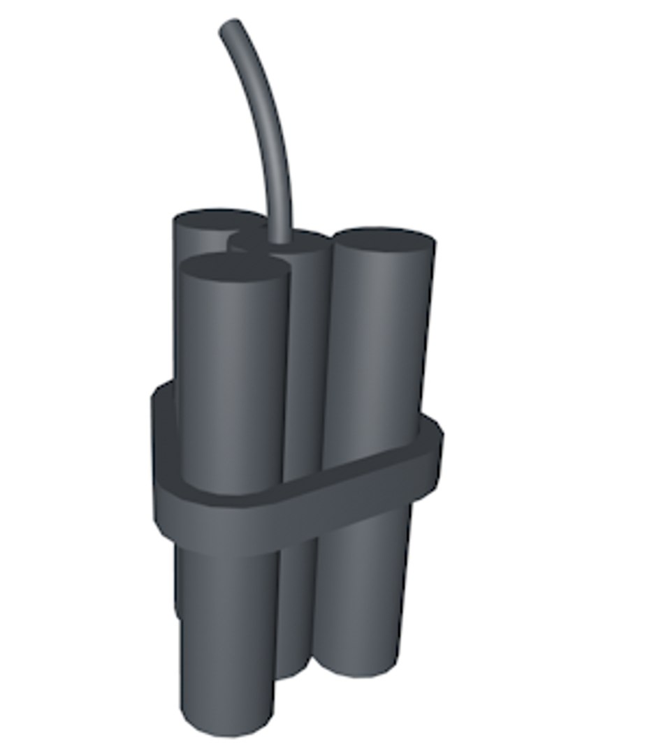 lego dynamite explosives 3d 3ds