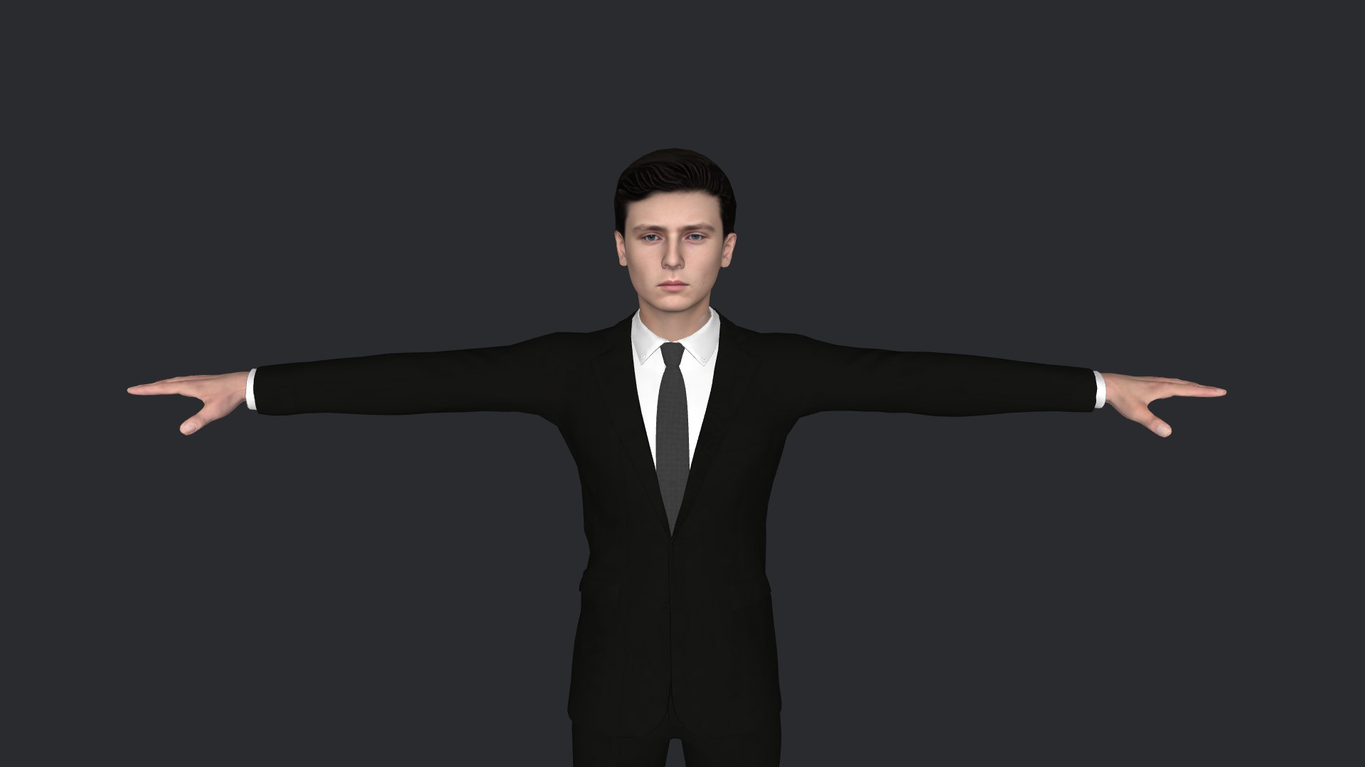 3D Model Barron Trump Hyper Realistic Full Body Fully Rigged 3D ...