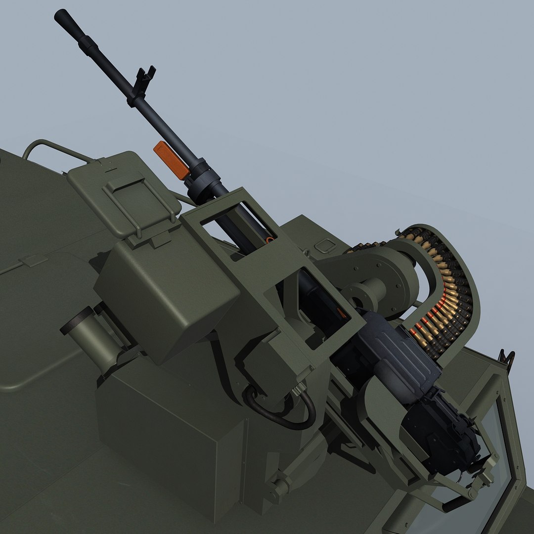 Russian Military Vpk-233114 Tigr-m 3d Model