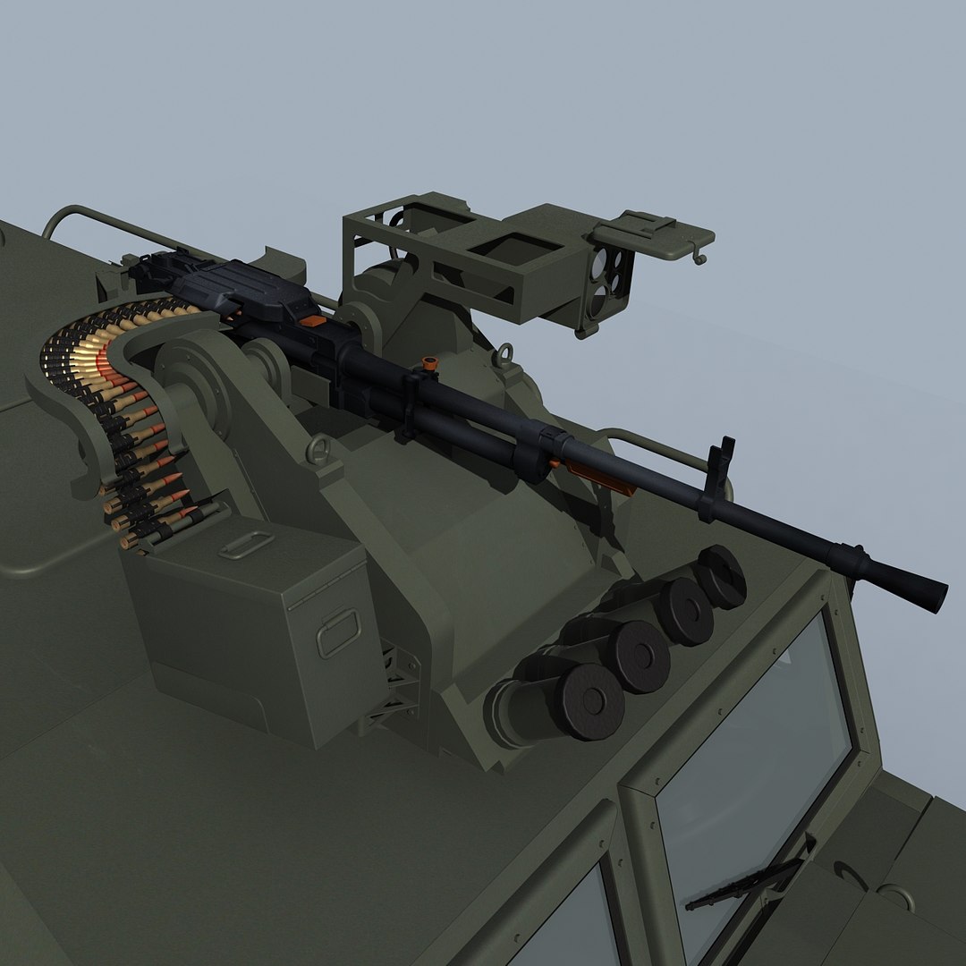 Russian Military Vpk-233114 Tigr-m 3d Model
